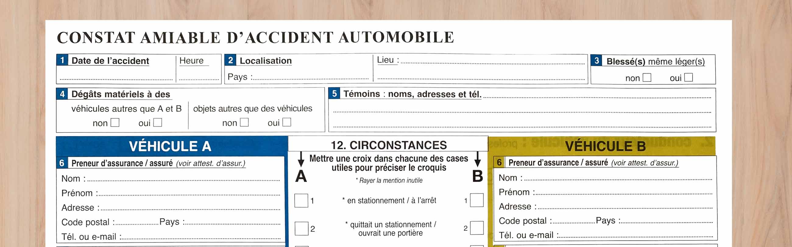 Le constat Amiable | SARPGN